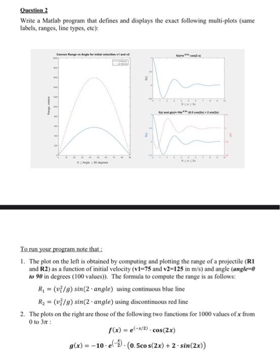 Solved solve by Matlab live script (I want the solution | Chegg.com