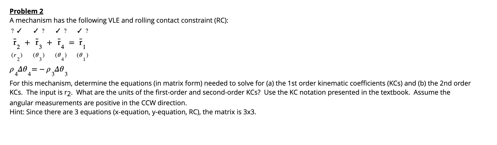 Solved Problem 2A mechanism has the following VLE and | Chegg.com