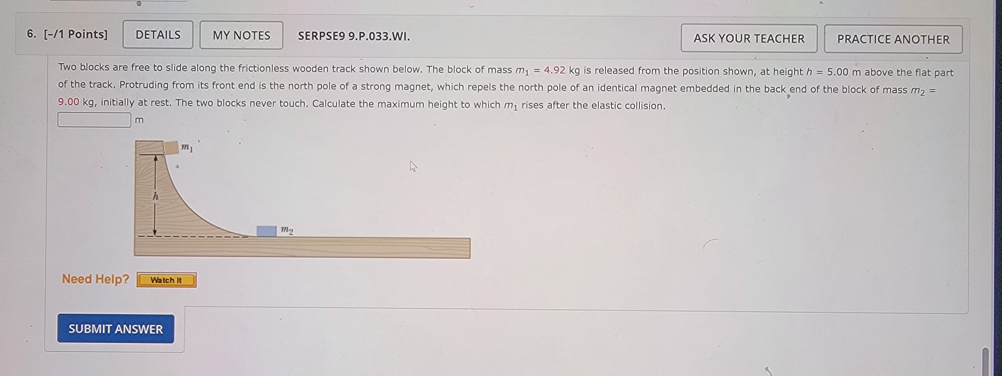 Solved Two blocks are free to slide along the frictionless | Chegg.com