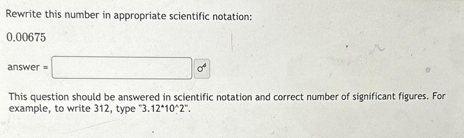 Solved Rewrite this number in appropriate scientific | Chegg.com