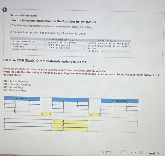Solved Required information Use the following information | Chegg.com