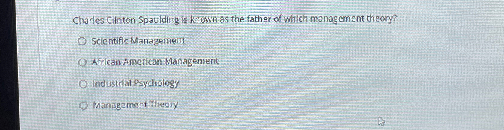 Solved Charles Clinton Spaulding is known as the father of | Chegg.com