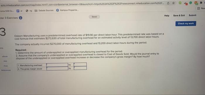 Solved eztomheducation.com/ext/map/index..con conexternal | Chegg.com