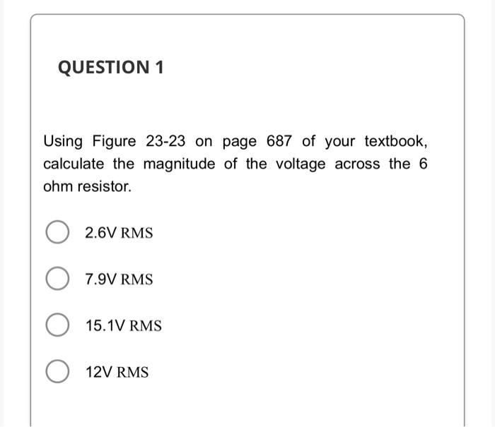 Solved QUESTION 1 Using Figure 23-23 on page 687 of your | Chegg.com