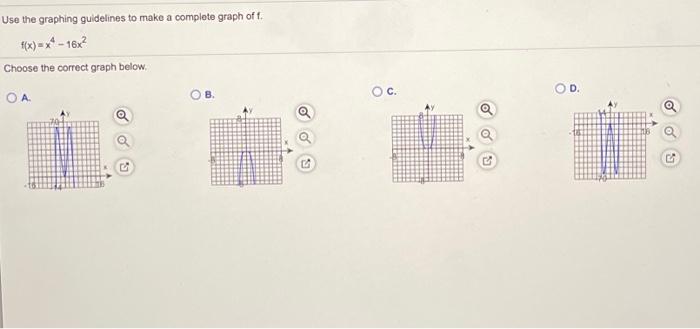 Solved Use the graphing guidelines to make a complete graph | Chegg.com