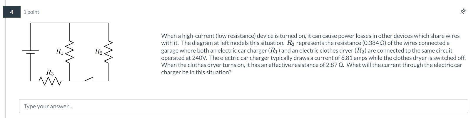 Solved When a high-current (low resistance) ﻿device is | Chegg.com