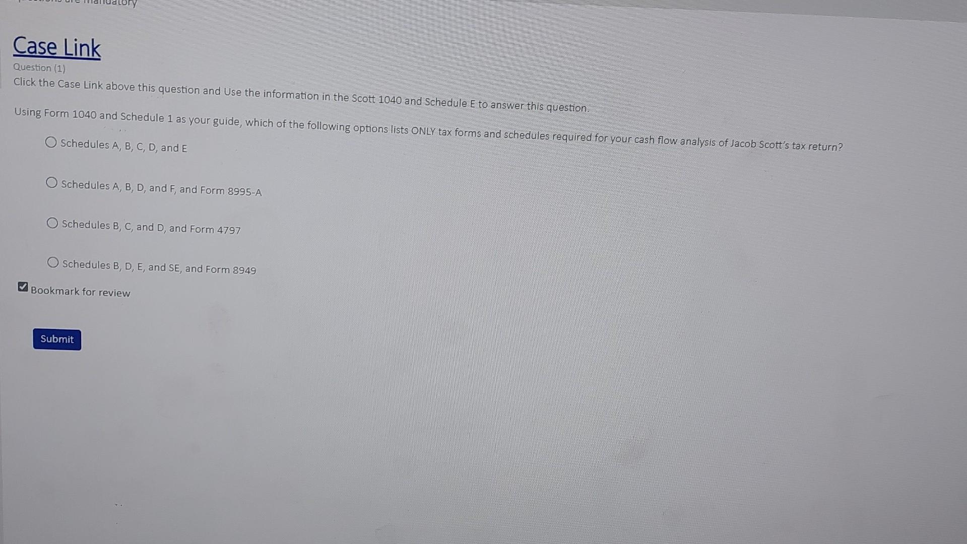 Solved Question (1) Click the Case Link above this question | Chegg.com