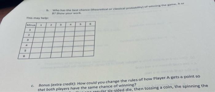 Solved bottom part says whats the probablity of getting a | Chegg.com