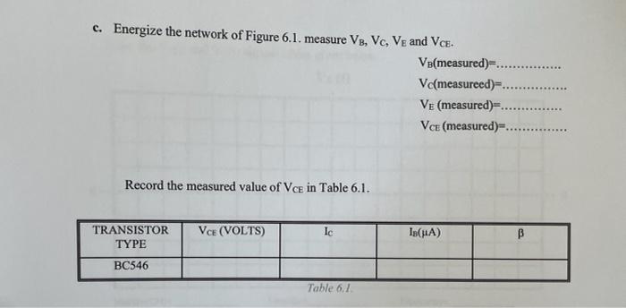 Solved Objectives: To determine the quiescent operating | Chegg.com