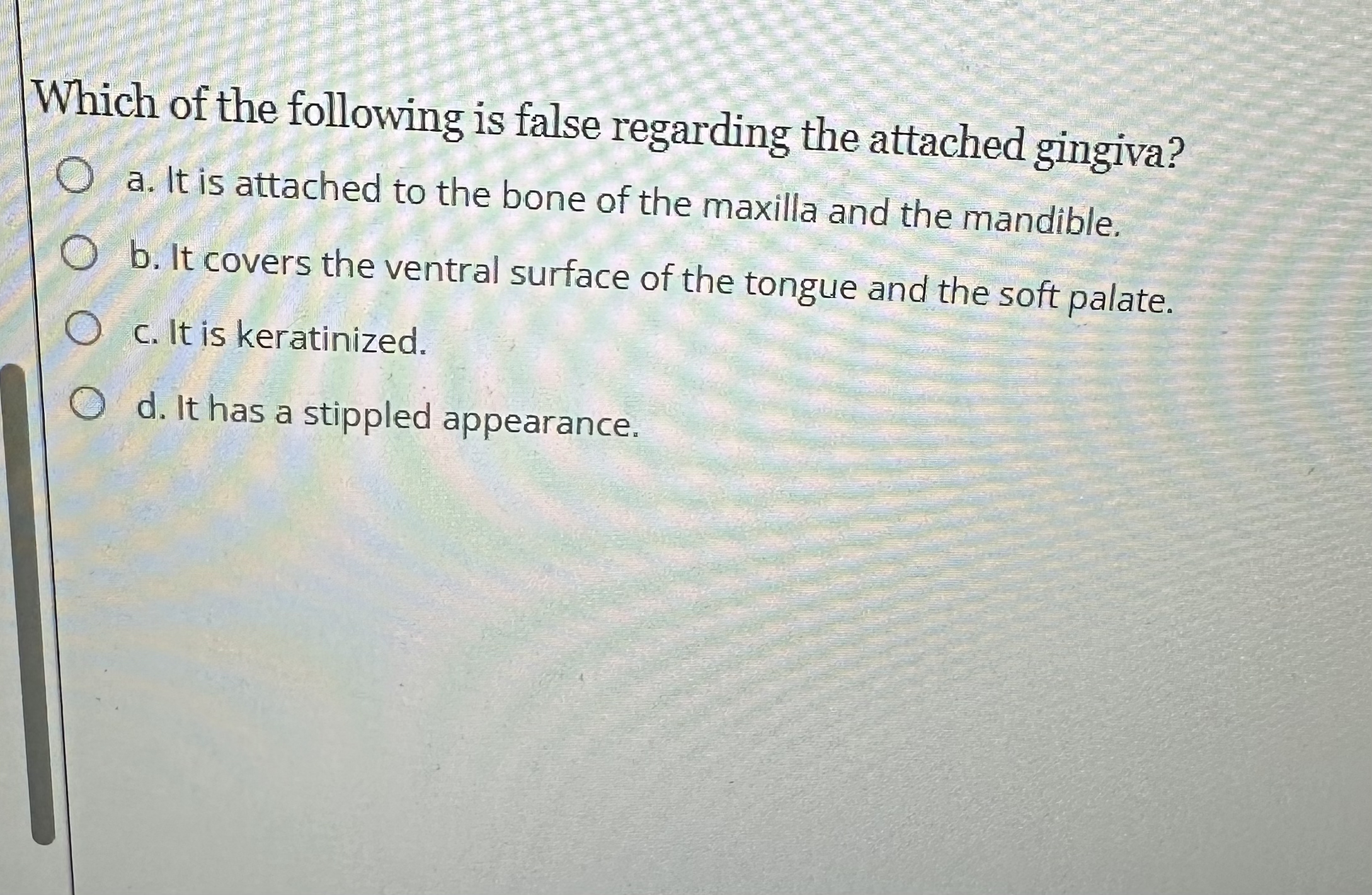 Solved Which of the following is false regarding the | Chegg.com