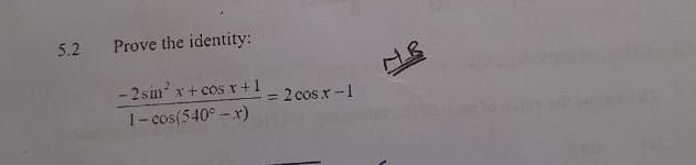 Solved 5.2 ﻿Prove the | Chegg.com