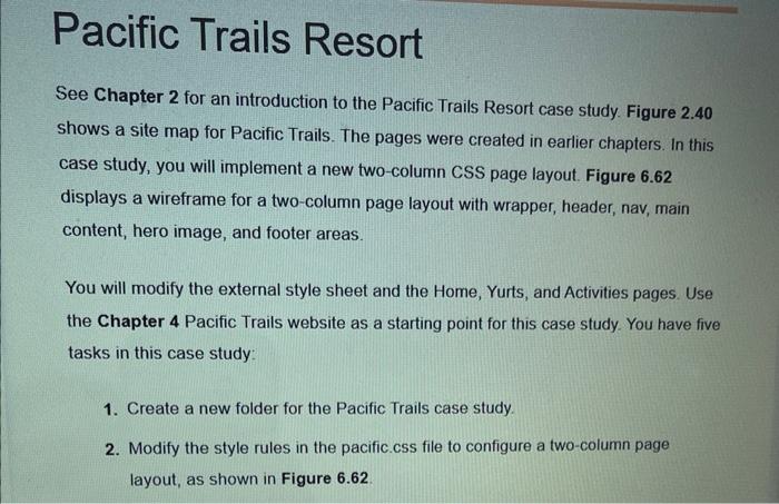 See Chapter 2 for an introduction to the Pacific | Chegg.com