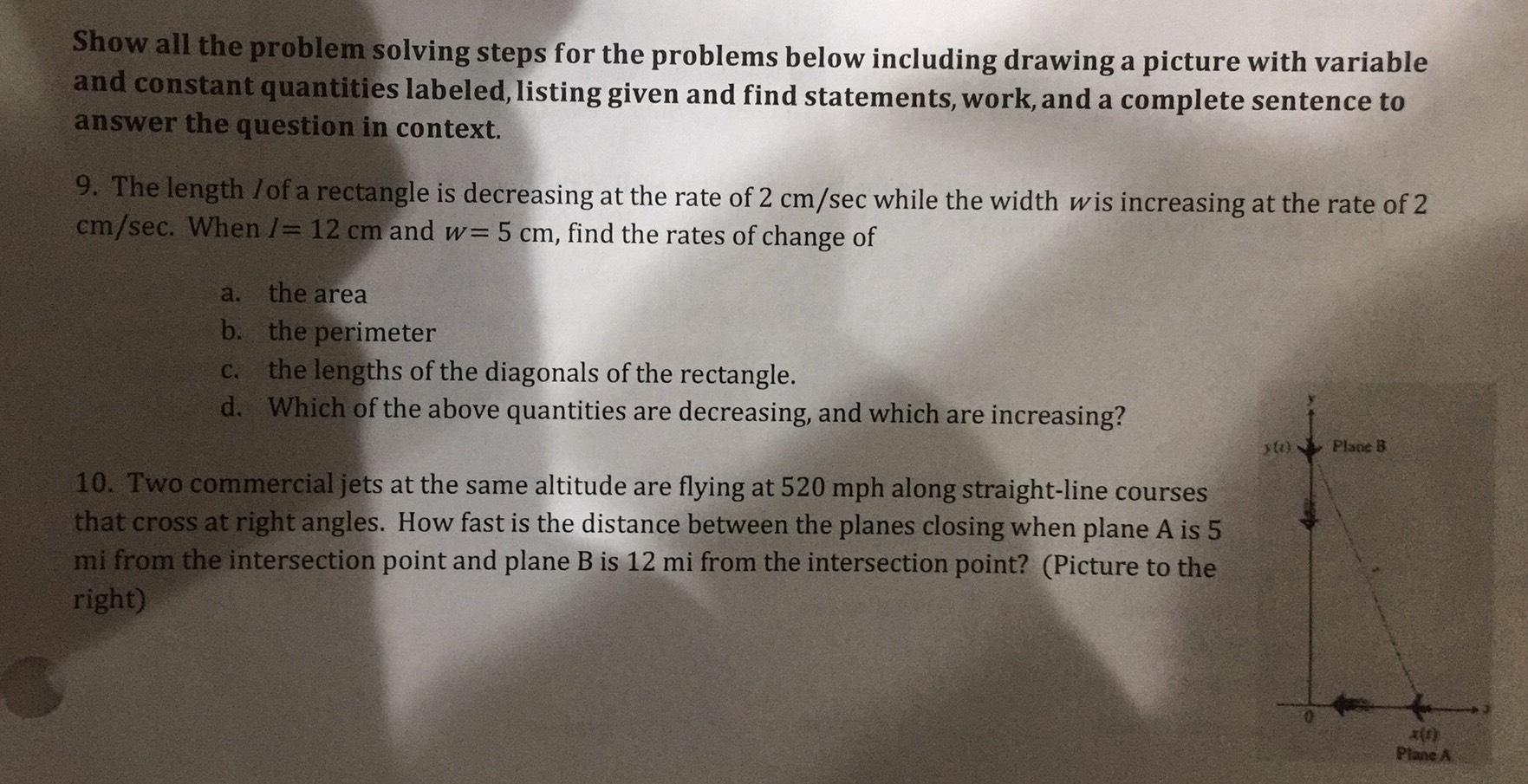 Solved Show all the problem solving steps for the problems | Chegg.com