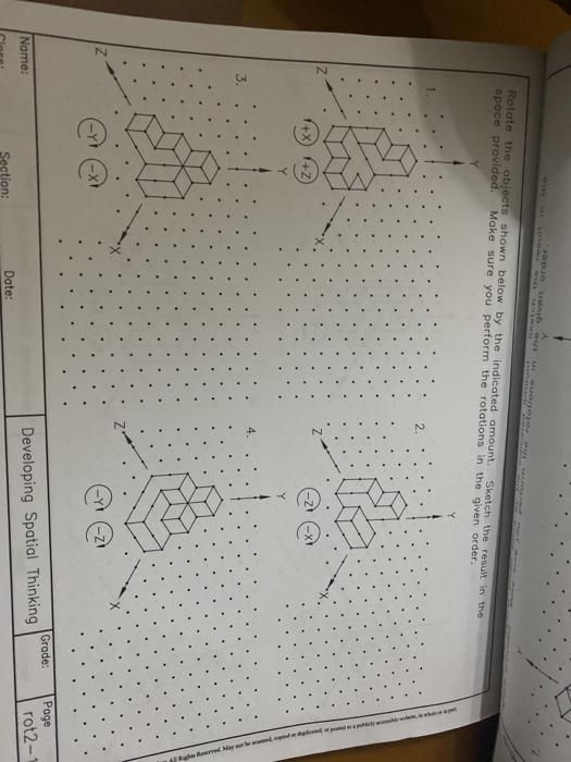Solved Choose the rotation code that will rotate the object | Chegg.com