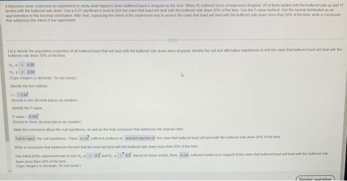 Solved that addiewes the intent of the expeniment tratteend | Chegg.com
