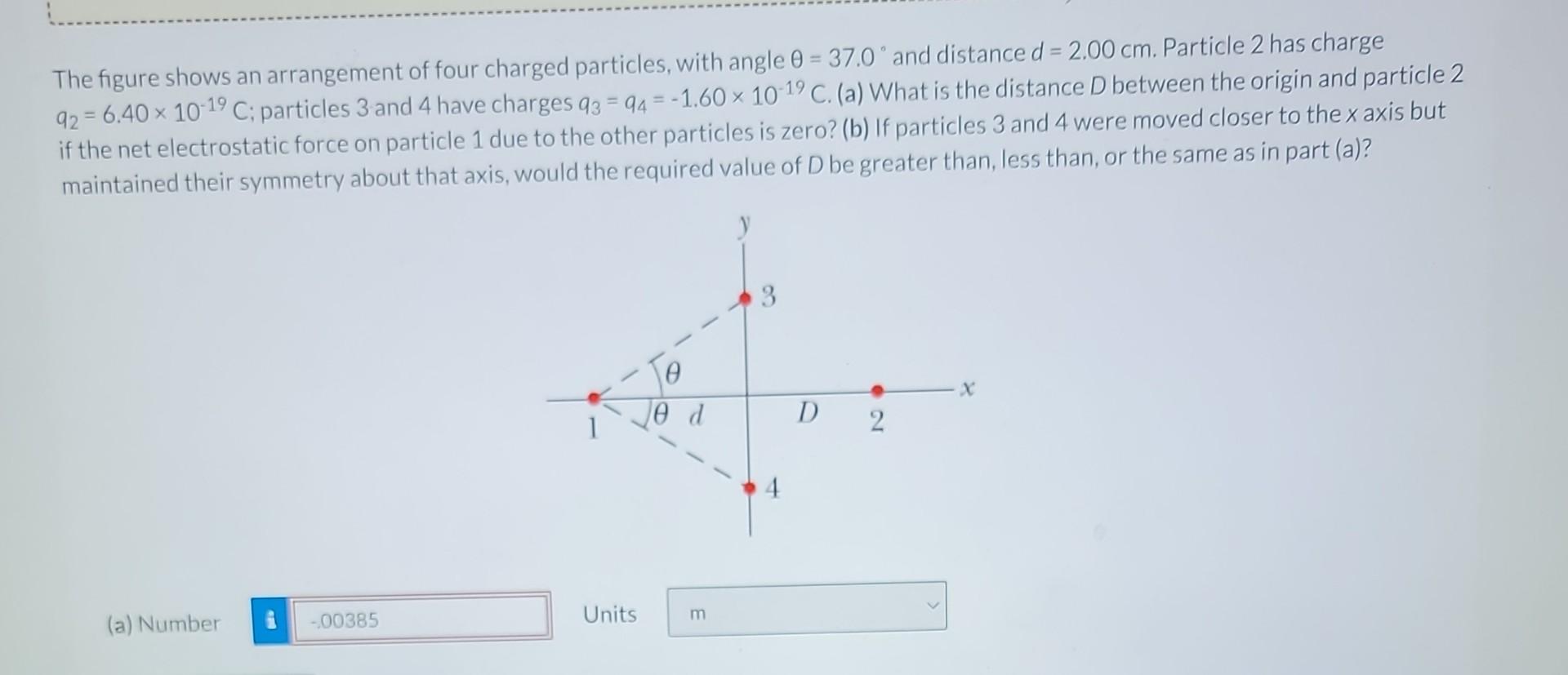 Solved The figure shows an arrangement of four charged | Chegg.com