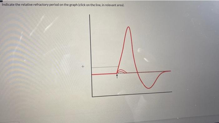 Solved Indicate the relative refractory period on the graph | Chegg.com