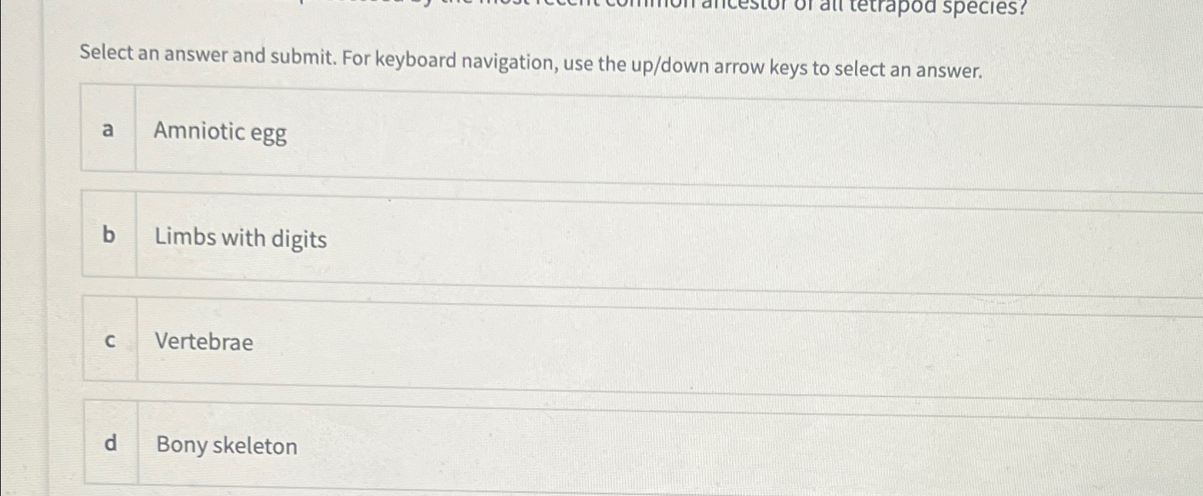 Solved Select an answer and submit. For keyboard navigation, | Chegg.com