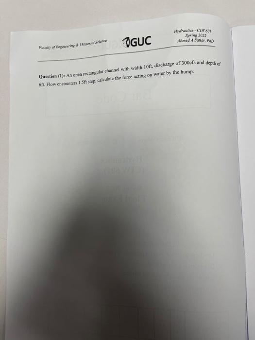 Solved Faculty of Engineering & IMaterial Science GUC | Chegg.com