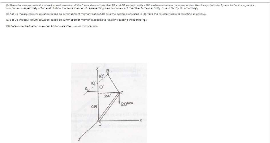 Solved (A) Draw the components of the lead in each member of | Chegg.com