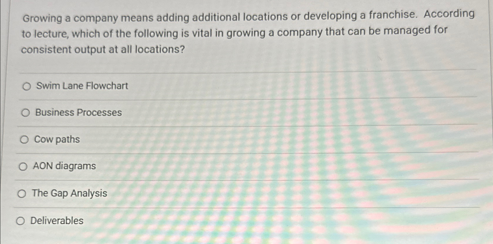 Solved Growing a company means adding additional locations | Chegg.com