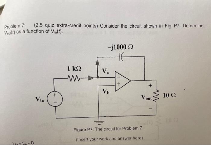 Solved Problem 7. (2.5 quiz extra-credit points) Consider | Chegg.com