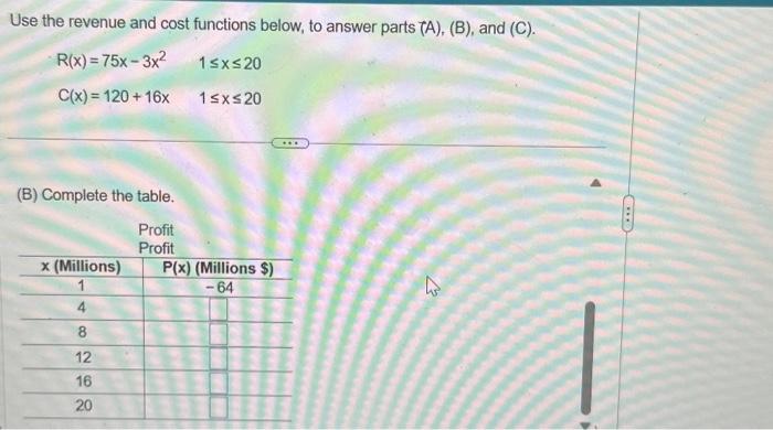 Solved what is part B And CC ask what is the graph | Chegg.com