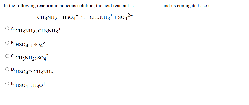Solved In ﻿the following reaction in ﻿aqueous solution, the | Chegg.com