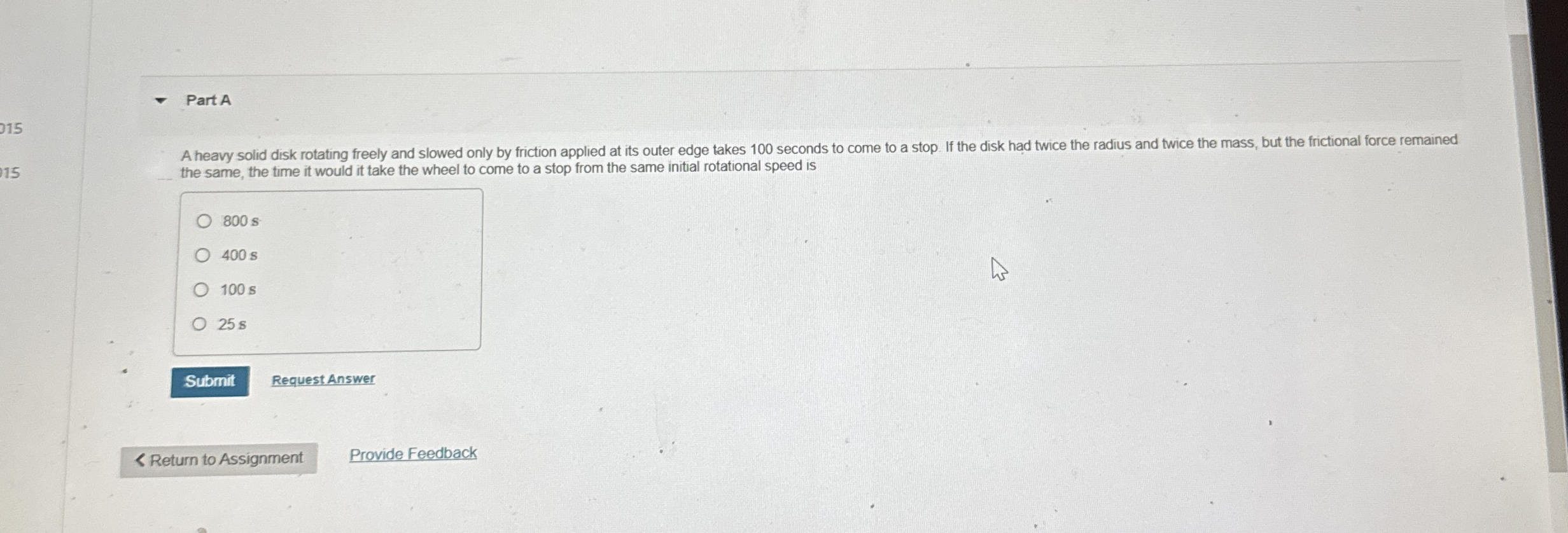 Solved Part AA heavy solid disk rotating freely and slowed | Chegg.com
