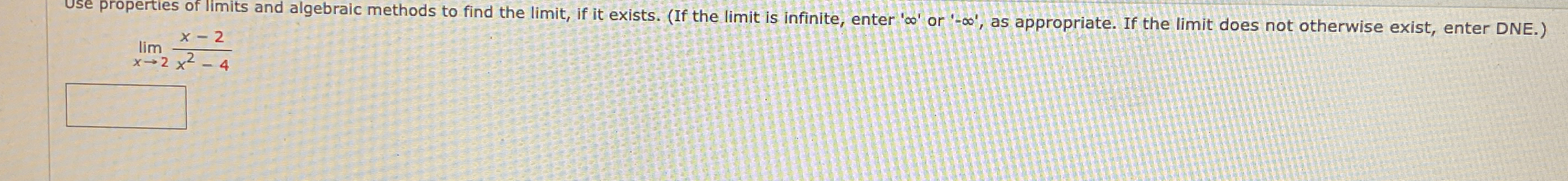 Solved properties of limits and algebraic methods to find | Chegg.com