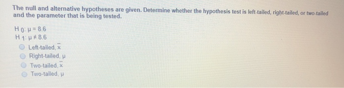 Solved The null and alternative hypotheses are given. | Chegg.com