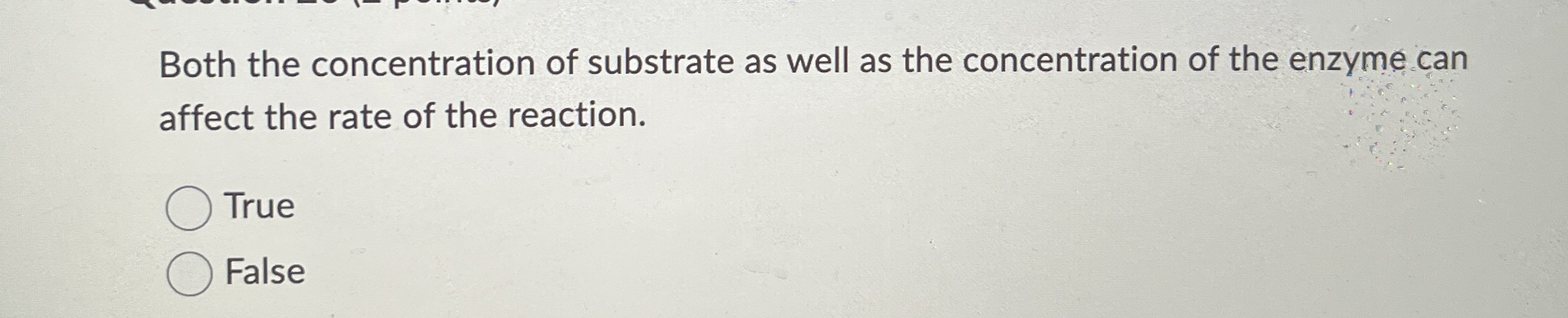 Solved Both the concentration of substrate as well as the | Chegg.com
