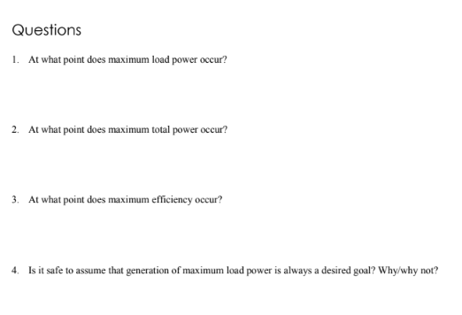 Solved Maximum Power Transfer Objective The objective of | Chegg.com