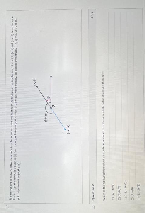 Solved Please do all 5 We typically represent a point in the | Chegg.com