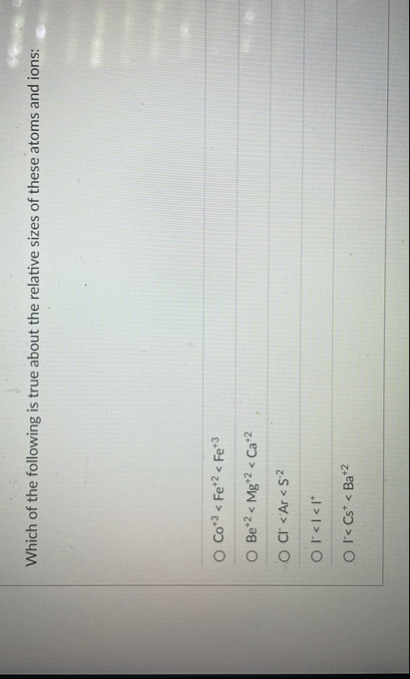 Solved Which of the following is true about the relative | Chegg.com