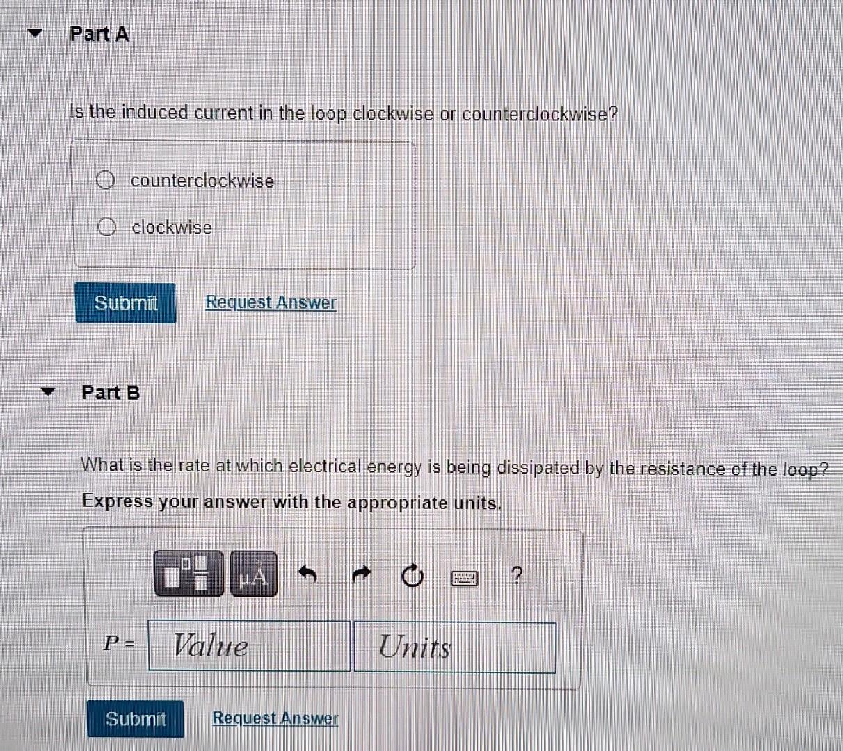 Solved A circular loop of wire with radius 0.0490 m and | Chegg.com
