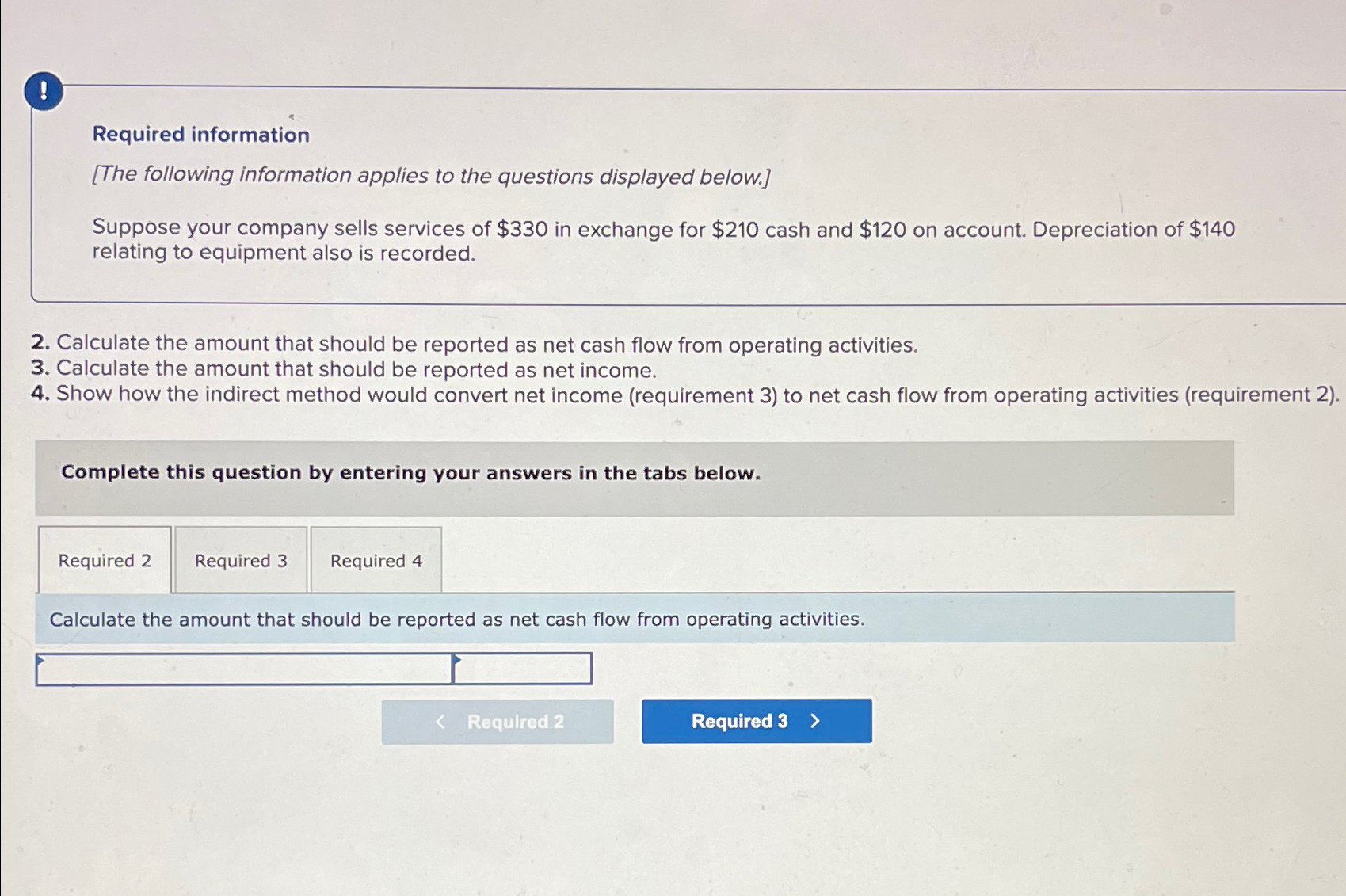 Solved (Required information[The following information | Chegg.com
