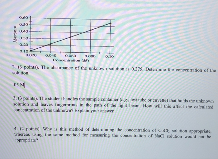 Solved A student is instructed to determine the | Chegg.com