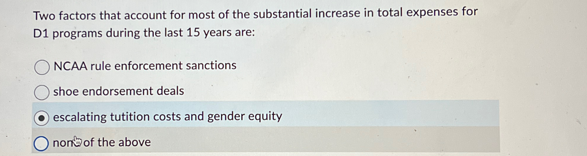 Solved Two factors that account for most of the substantial | Chegg.com