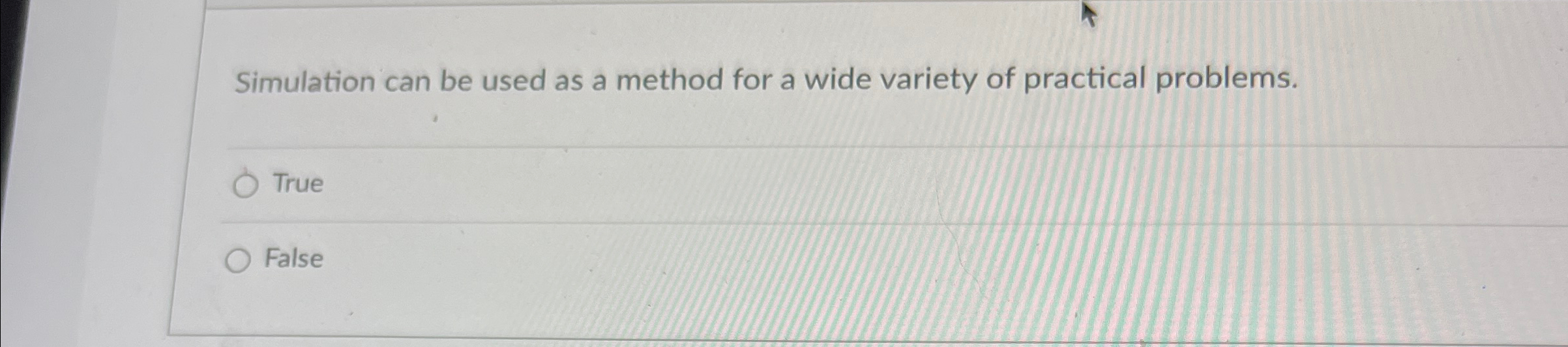 Solved Simulation can be used as a method for a wide variety | Chegg.com