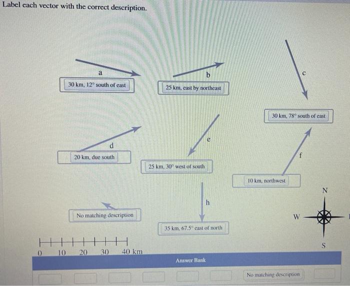 Solved Label each vector with the correct description. | Chegg.com