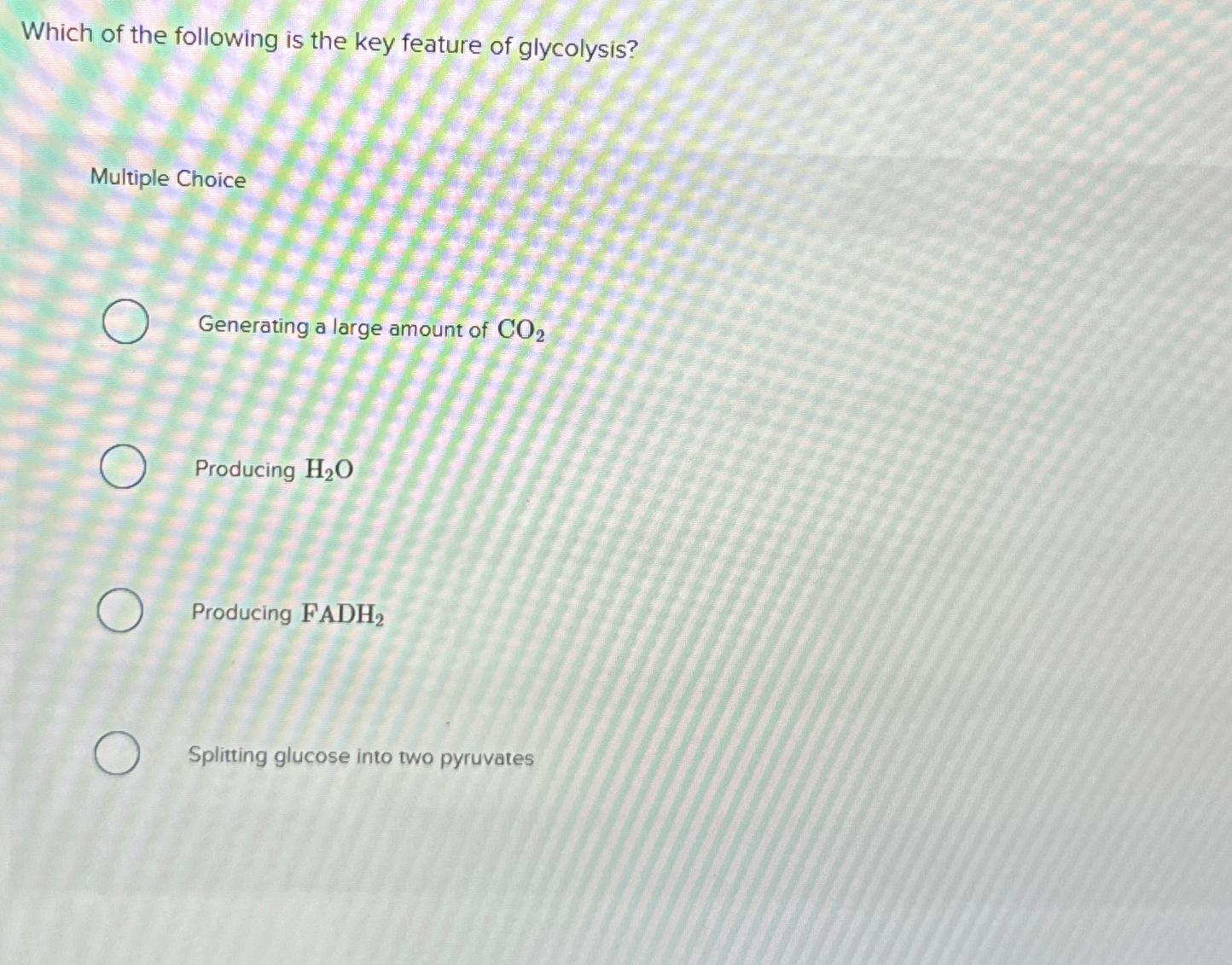 Solved Which of the following is the key feature of | Chegg.com