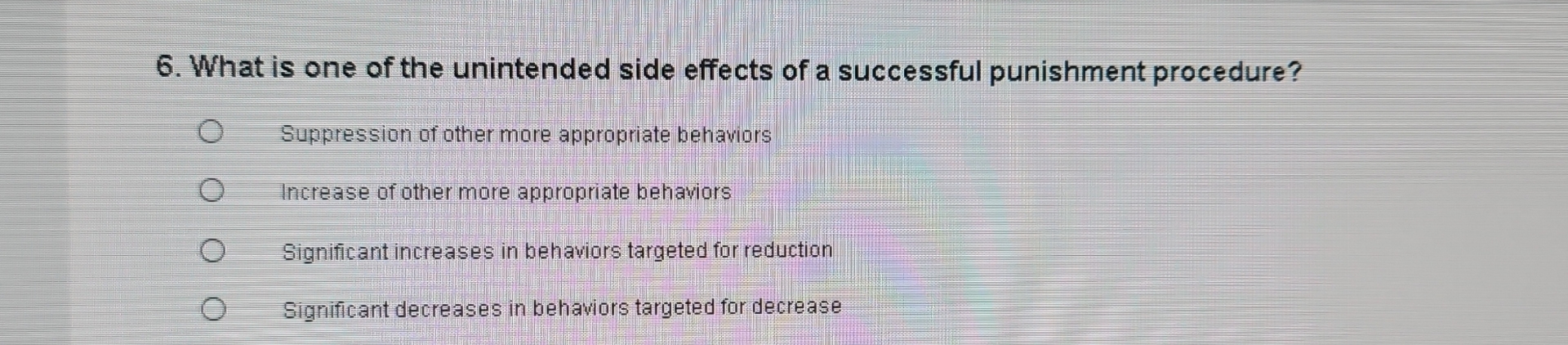 What is one of the unintended side effects of a | Chegg.com