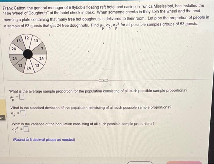 Solved Frank Catton, the general manager of Billybob's | Chegg.com