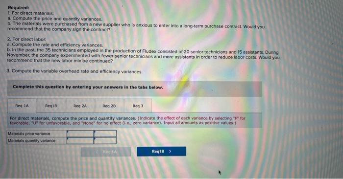 Solved Problem 10-14 (Static) Basic Variance Analysis | Chegg.com