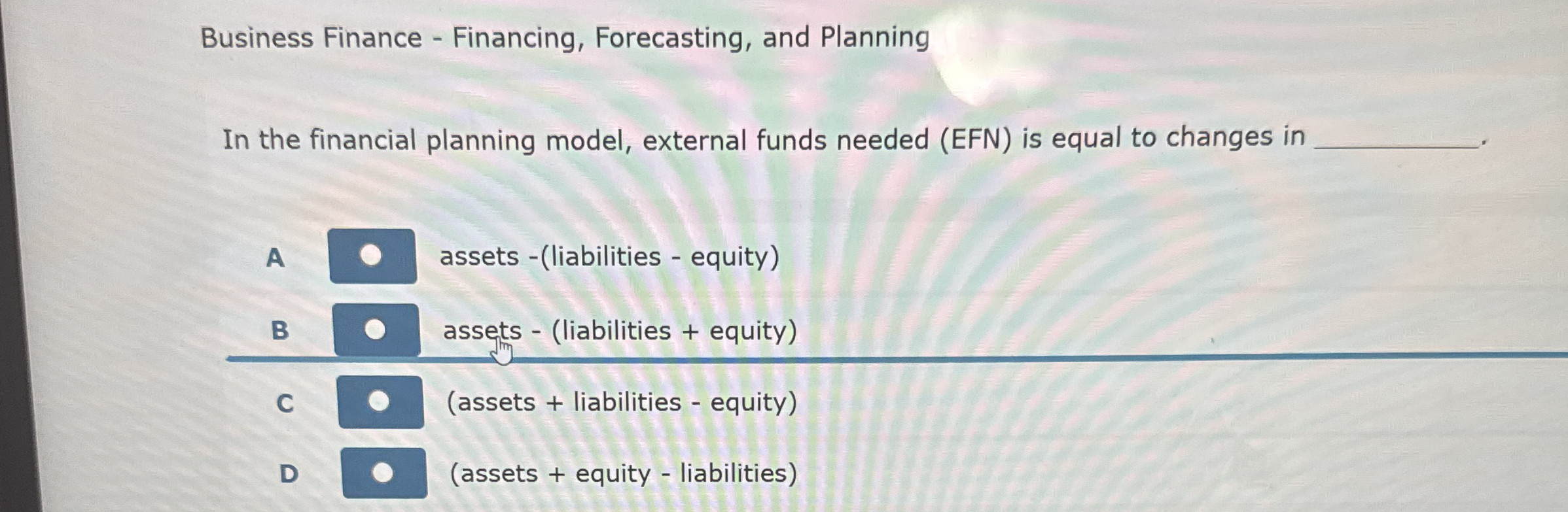 High Quality SOLUTION Business Finance - ﻿Financing, Forecasting, and ...