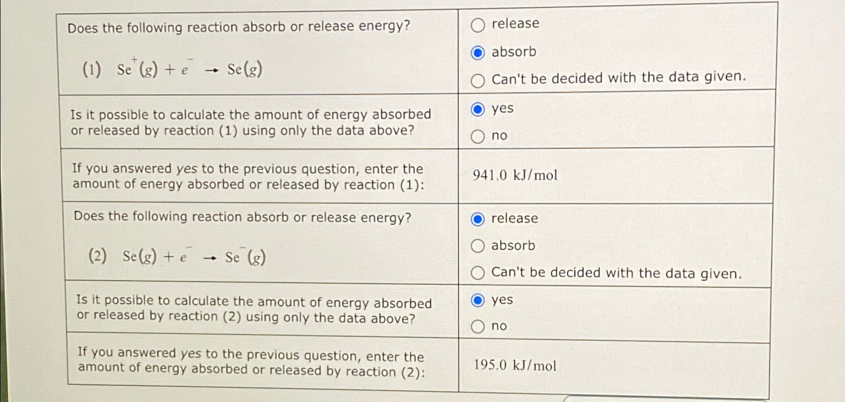 Solved Consider The Following Data For Selenium Atomic Mass