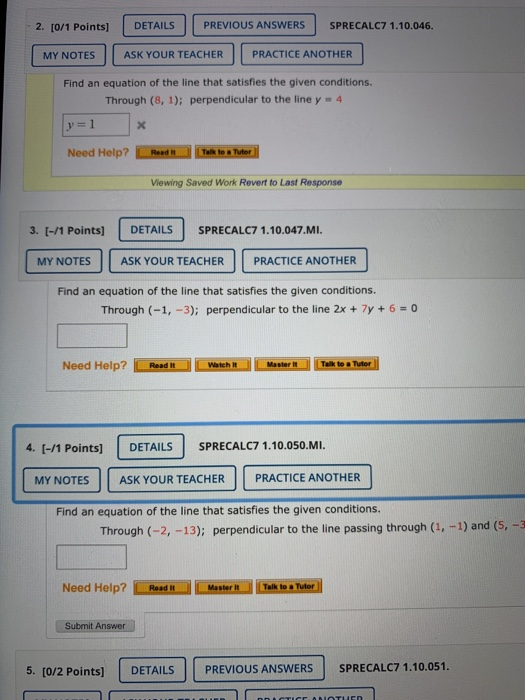 Solved 2. [0/1 Points] DETAILS PREVIOUS ANSWERS SPRECALC7 | Chegg.com