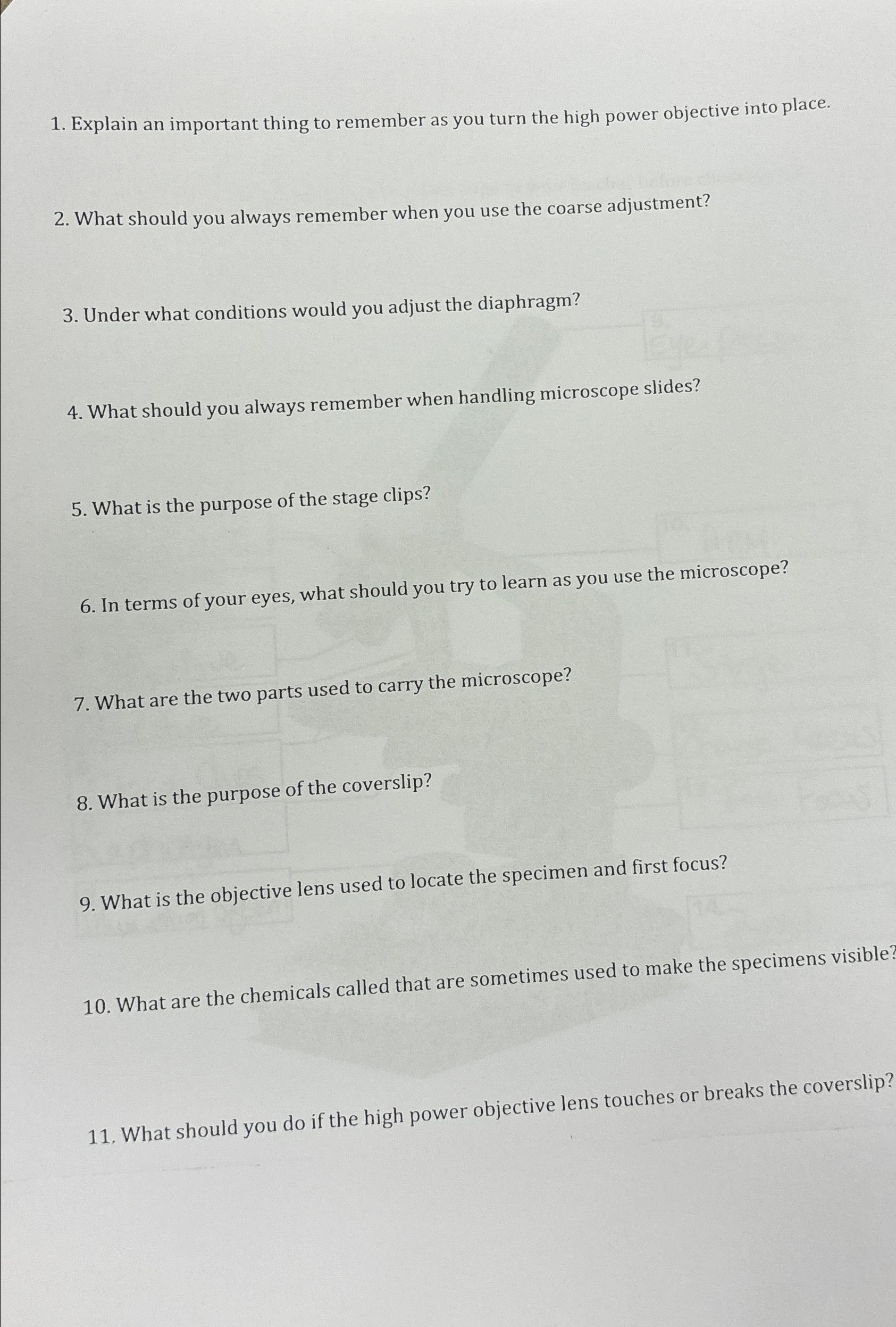 Solved Explain an important thing to remember as you turn | Chegg.com