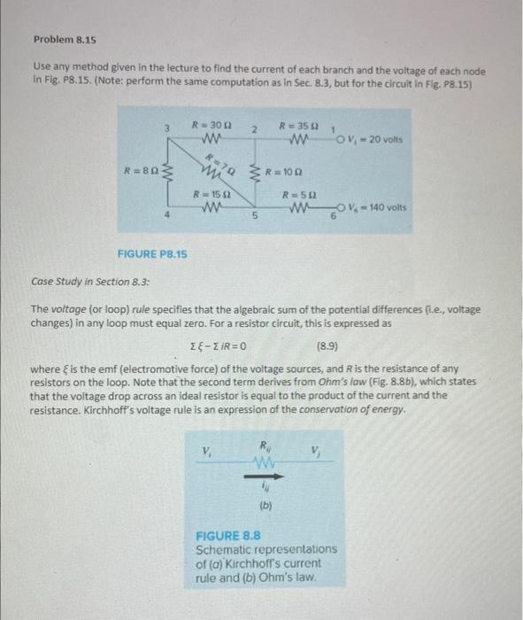 Solved Use any method given in the lecture to find the | Chegg.com